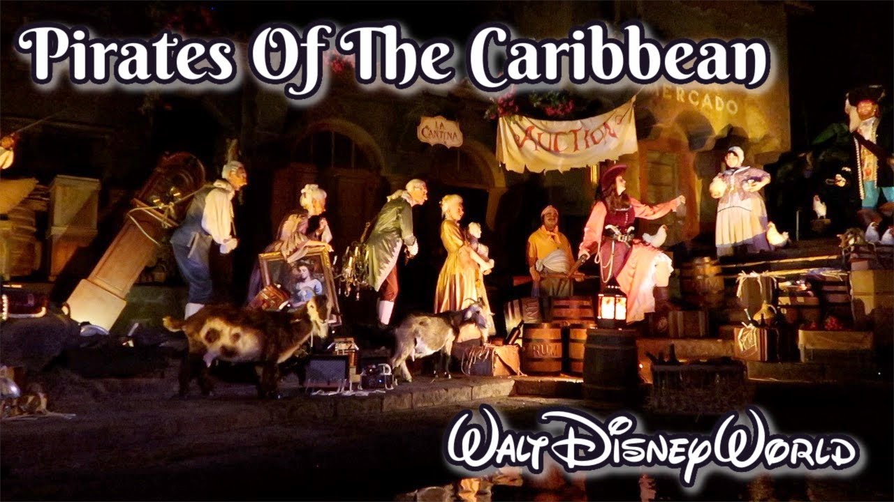 PIRATES OF THE CARIBBEAN RIDE THROUGH WALT DISNEY WORLD MAGIC KINGDOM ...