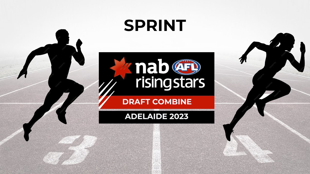 2023 AFL/AFLW DRAFT COMBINE - SPRINT - YouTube