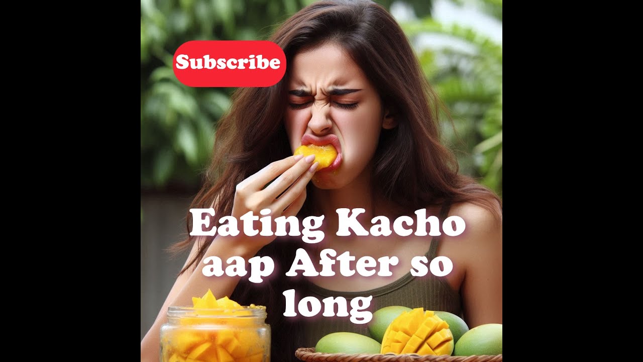 Eating raw mango || kacho aap|| Chiya ko chuski || evening walk ...