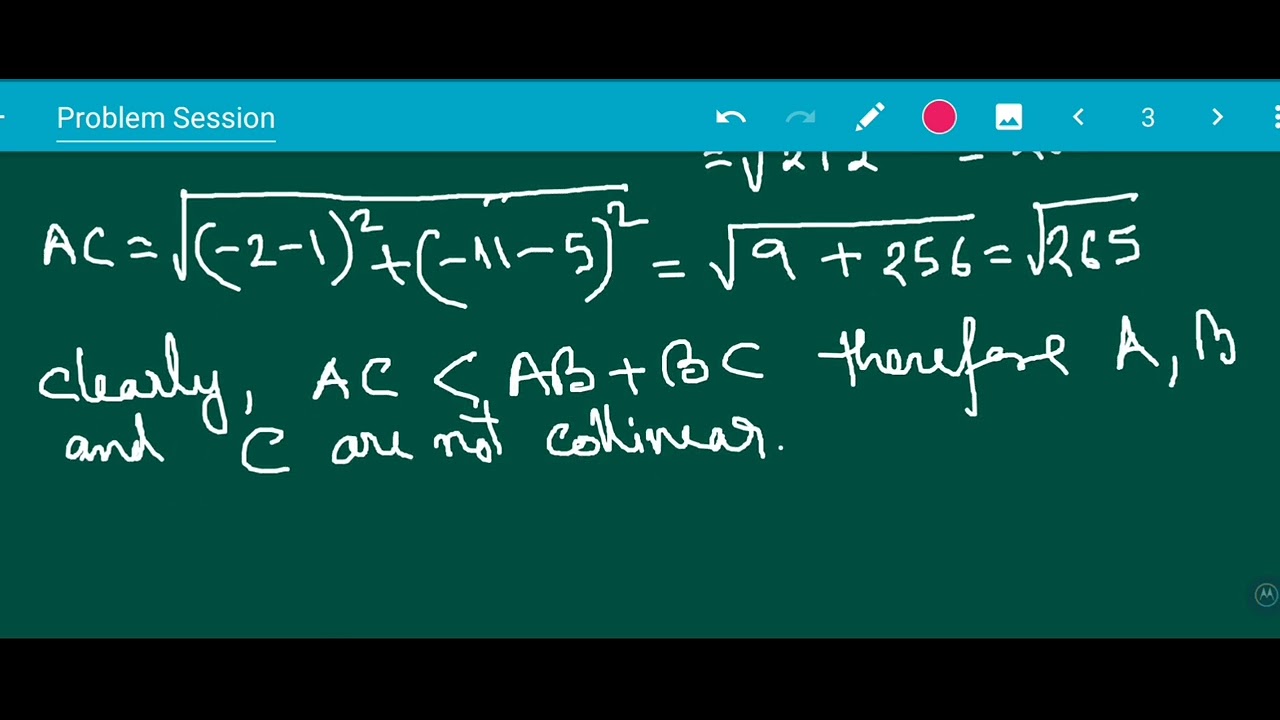 Basics of 2D Coordinate Geometry| Problem Session| Distance Formula ...