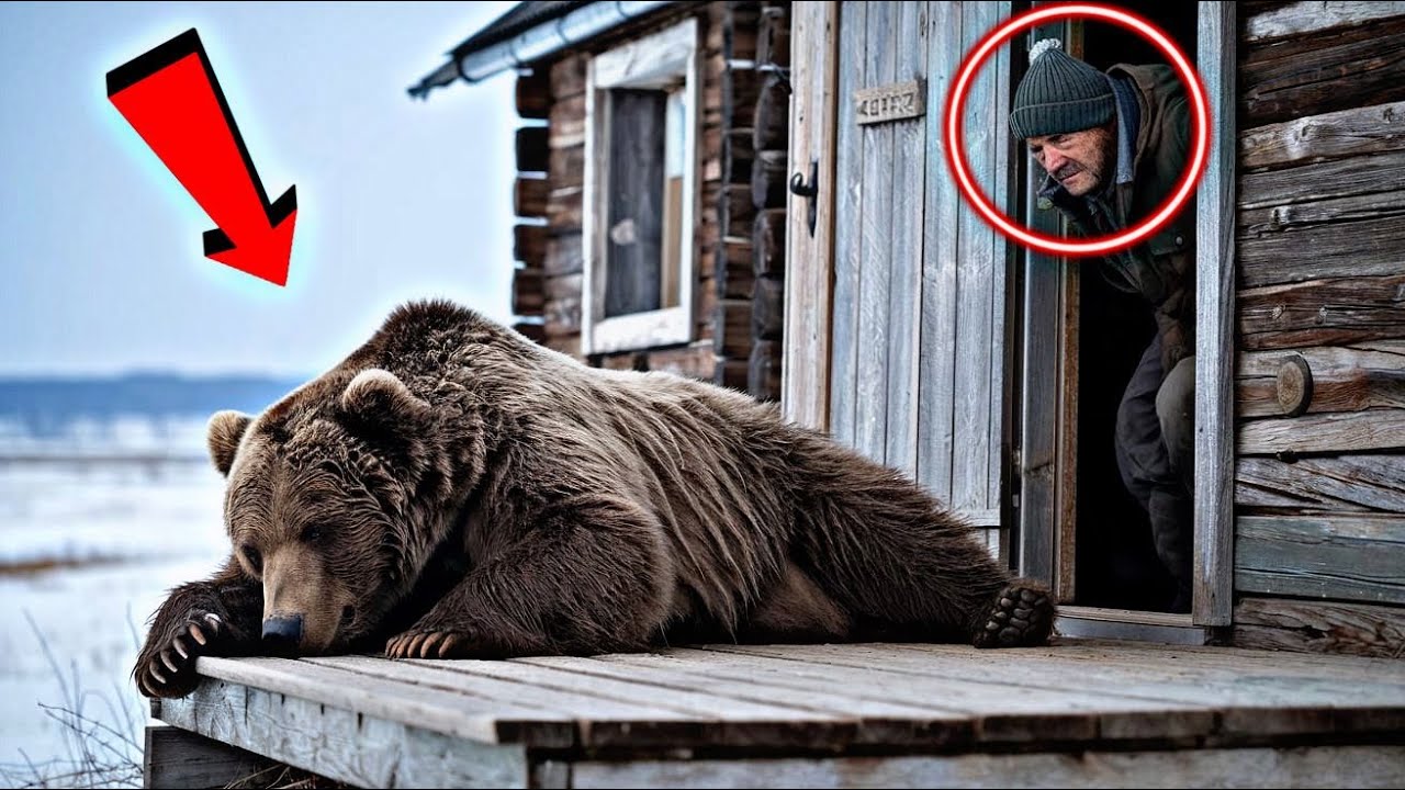Exhausted Bear Collapses on a Farmer’s Porch—What Unfolds Next Is Truly Heartwarming! - YouTube
