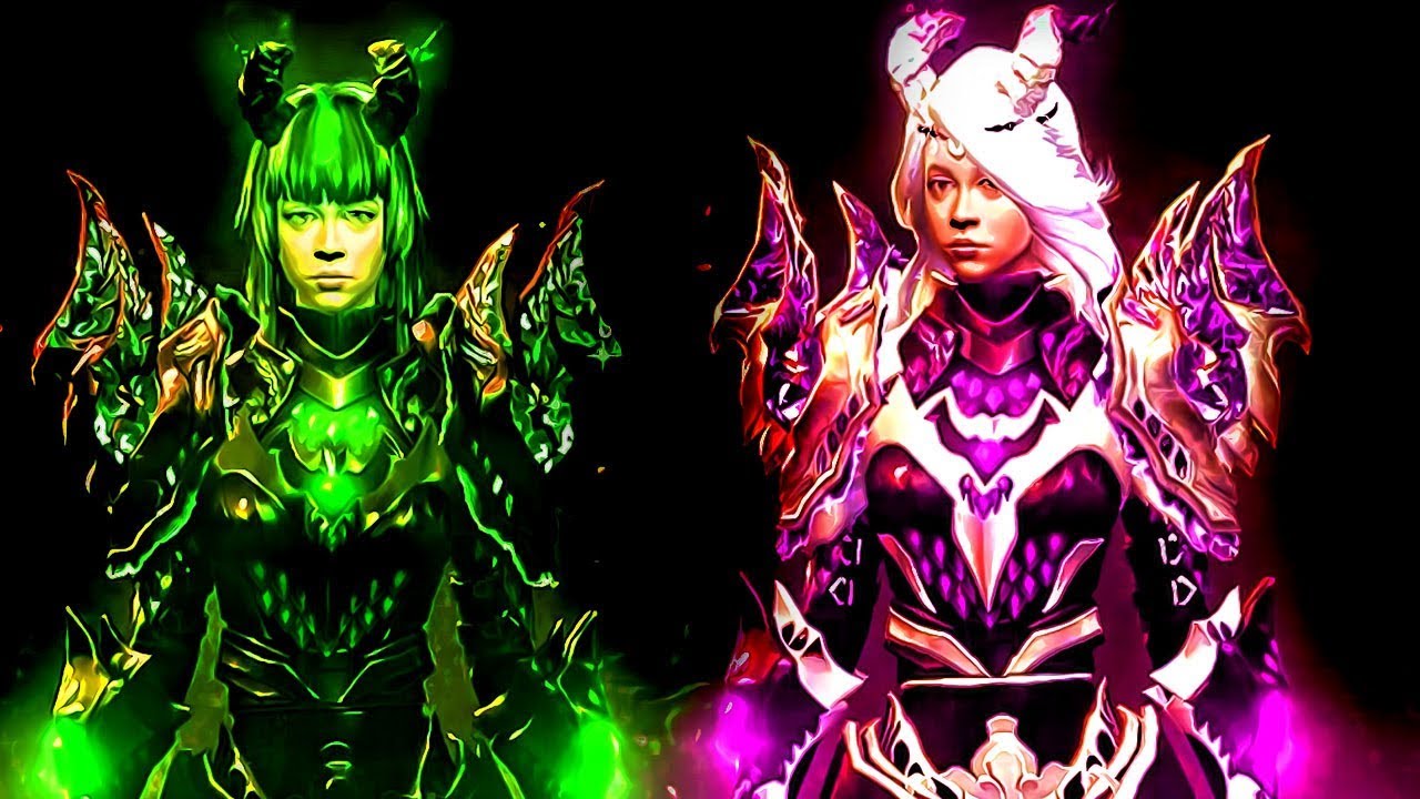 Guild Wars 2 - Dye/Armor/Details (Heavy Armor) - YouTube