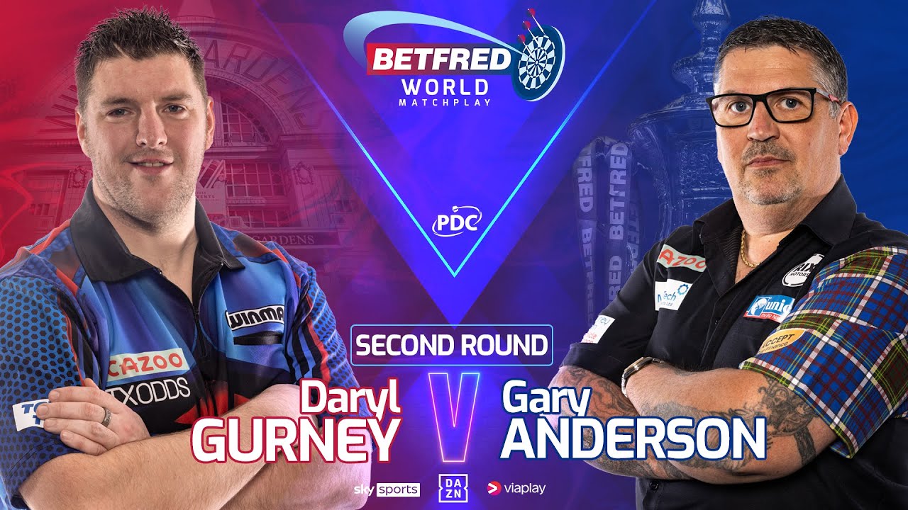 PDC World Matchplay 2023 Round 2 Daryl Gurney v Gary Anderson 2023 07 ...