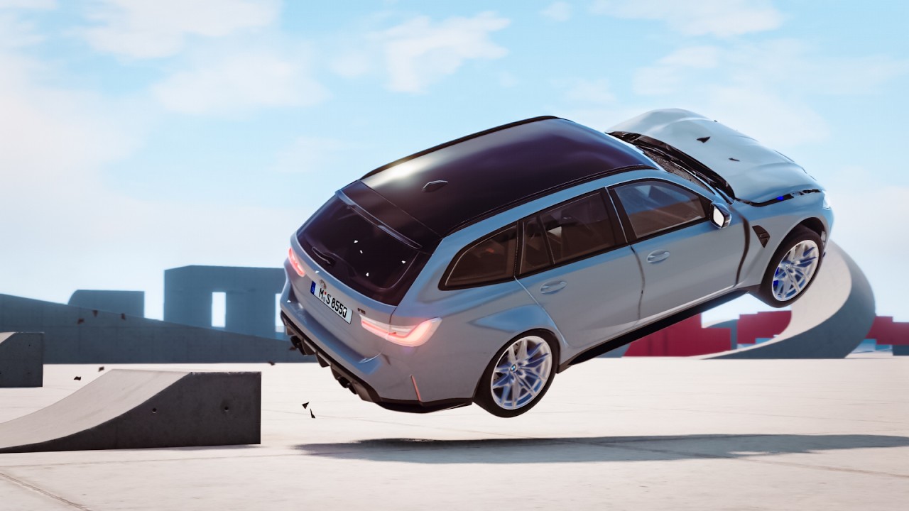 BMW M3 Crash Test - BeamNG Super Realistic Crash Physics Test #3 | 4K ...