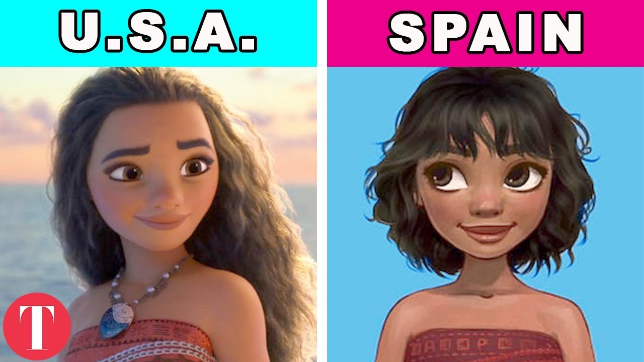 10 Disney Characters That Are Different In Other Countries - YouTube