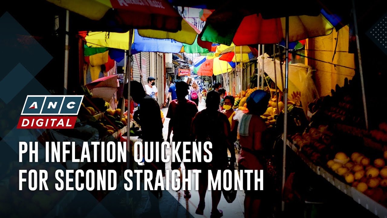 PH inflation quickens for second straight month | ANC - YouTube