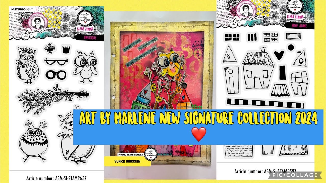 ART BY MARLENE Signature collection 2024 ️ABM-SI-STAMP 637 & ABM-SI ...