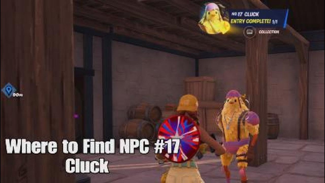 Where to Find Fortnite NPC #17 Cluck - Forest Forge - Chapter 4 Season ...