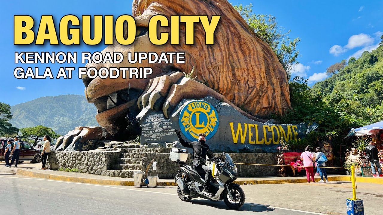 BAGUIO CITY Kennon Road Update | Top Tourist Spots | Honda ADV 150 ...