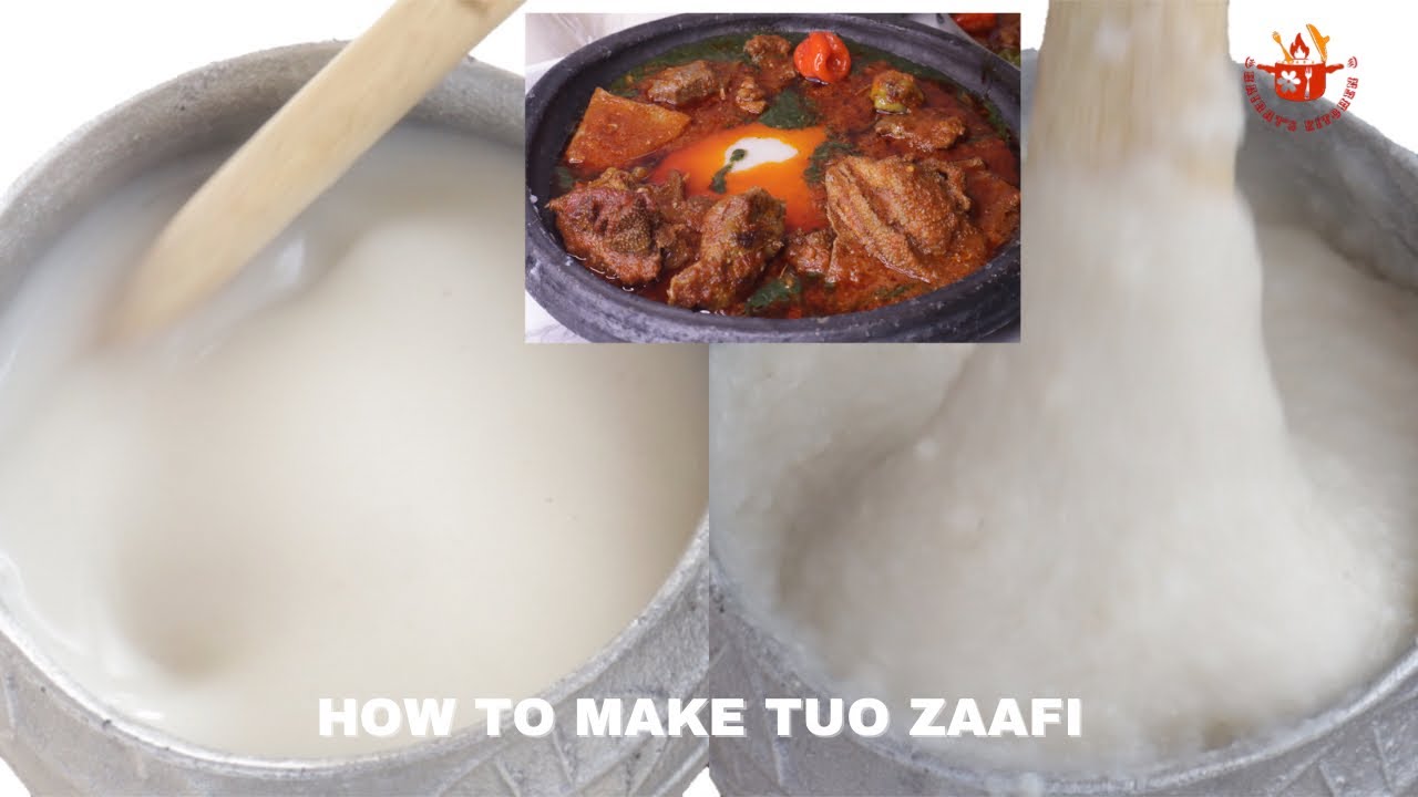How to Make Tuo Zaafi (the FAMOUS Ghanaian Dish) - YouTube