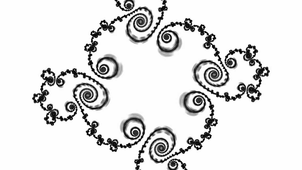 Fourth power Julia fractal morph: circle through valley - YouTube