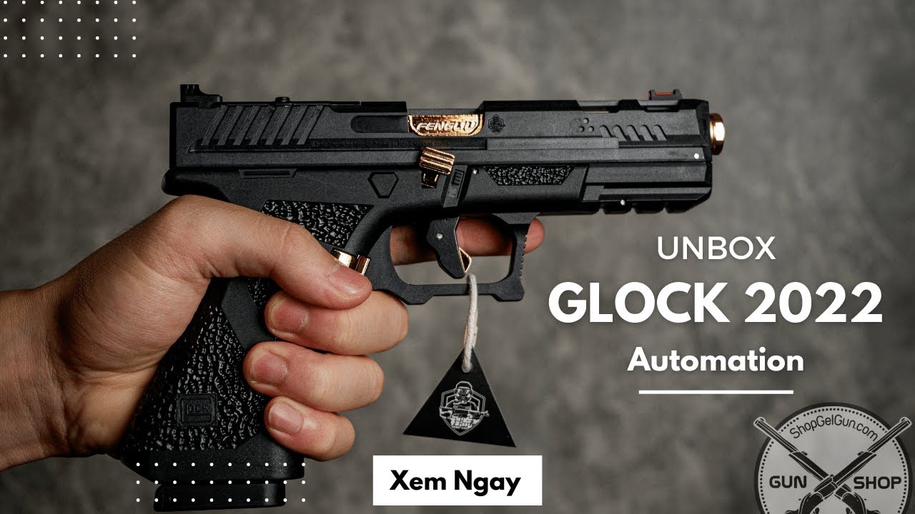 Unbox Súng Glock Đạn Xốp G01 Automation Mẫu Lục Chất Lượng Đáng Giá ...