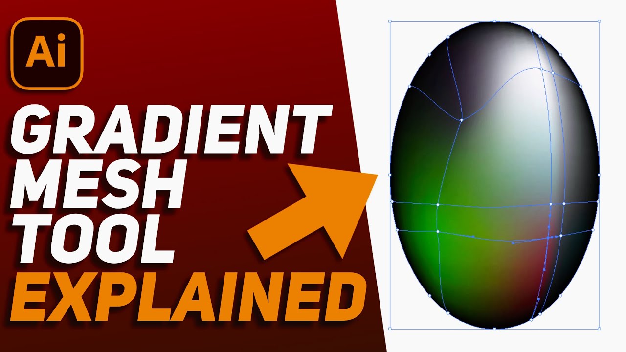 Gradient Mesh Tool in Illustrator Explained! - Tutorial for Beginners - YouTube
