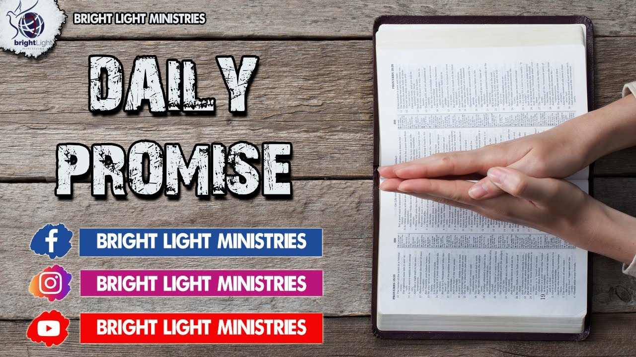 இன்றைய வார்த்தை| TODAY'S WORD OF GOD | BRIGHT LIGHT MINISTRIES - YouTube