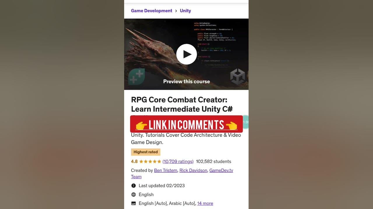 Rpg Core Combat Creator Learn Intermediate Unity C Coding Youtube