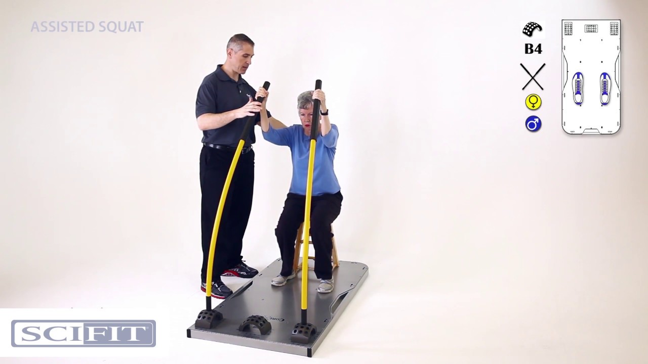 Core Stix - Assisted Squat - YouTube