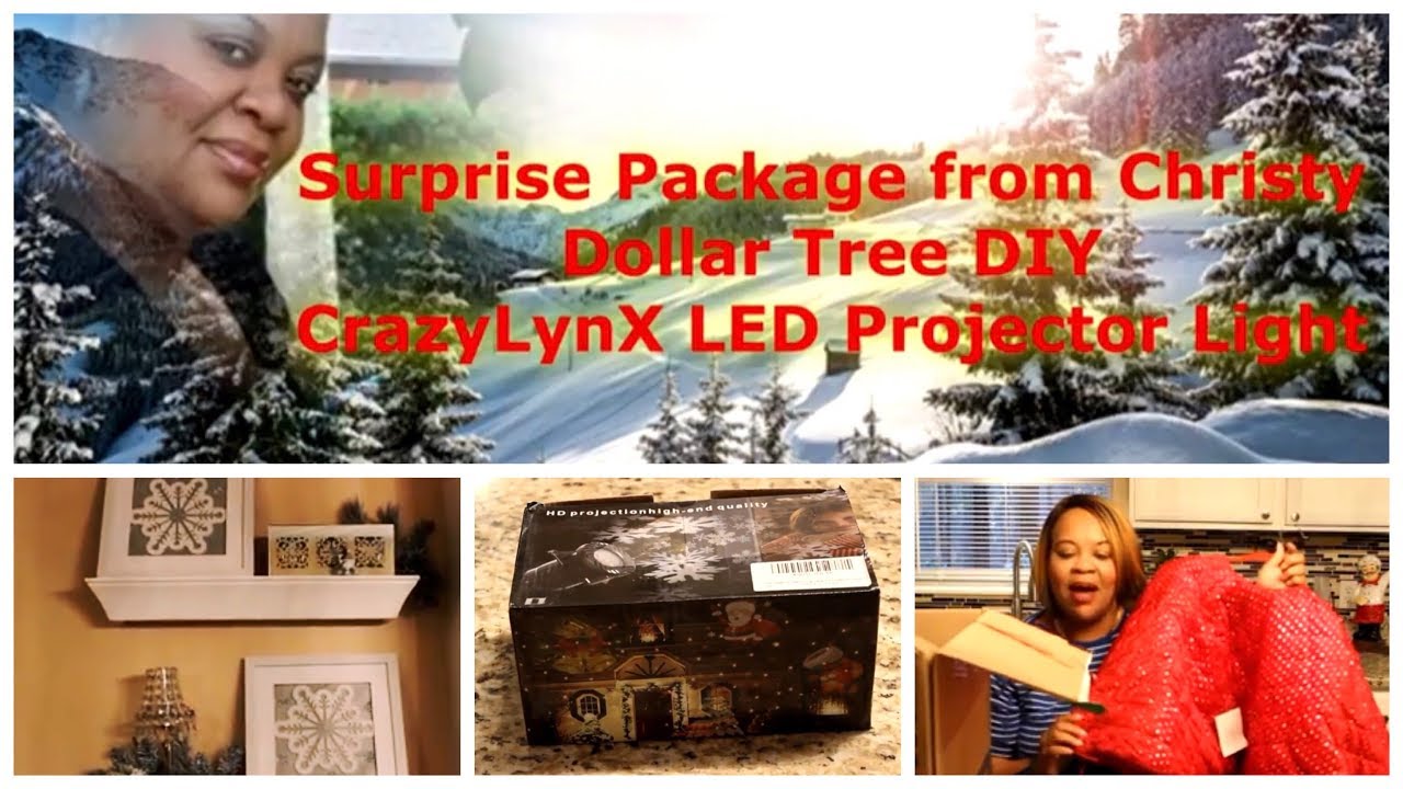 Surprise Package | Dollar Tree Pictures (DIY) | Projector Light Review ...