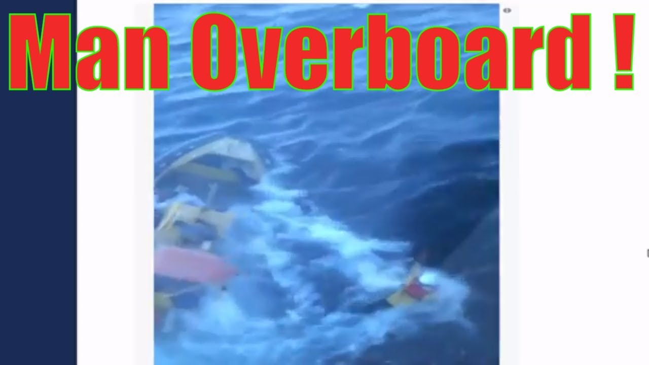 Two crew members fall overboard on Explorer of the sea - YouTube