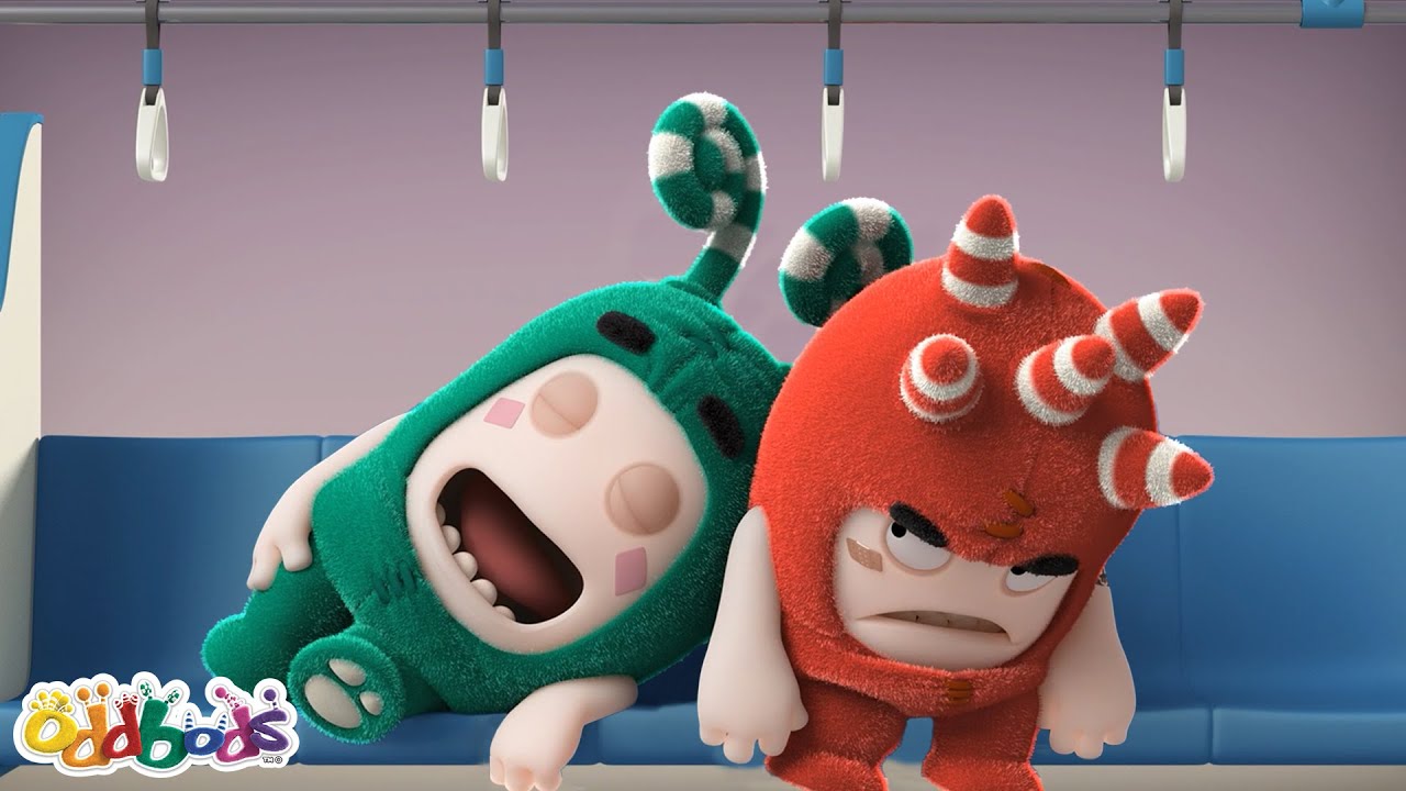 Oddbods for 1+ Hours | Sleepy Train | No Dialogue Comedy Cartoons for ...