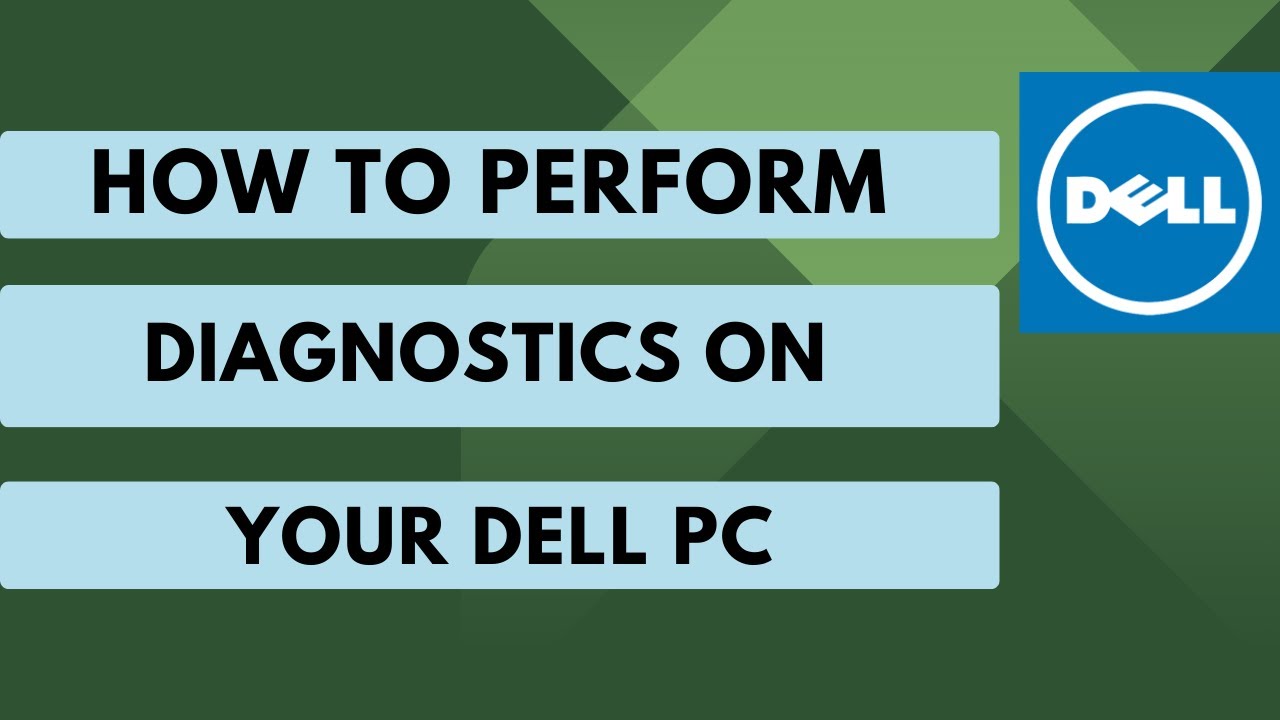 How to Perform Diagnostics on Your Dell PC A Step-by-Step Guide - YouTube