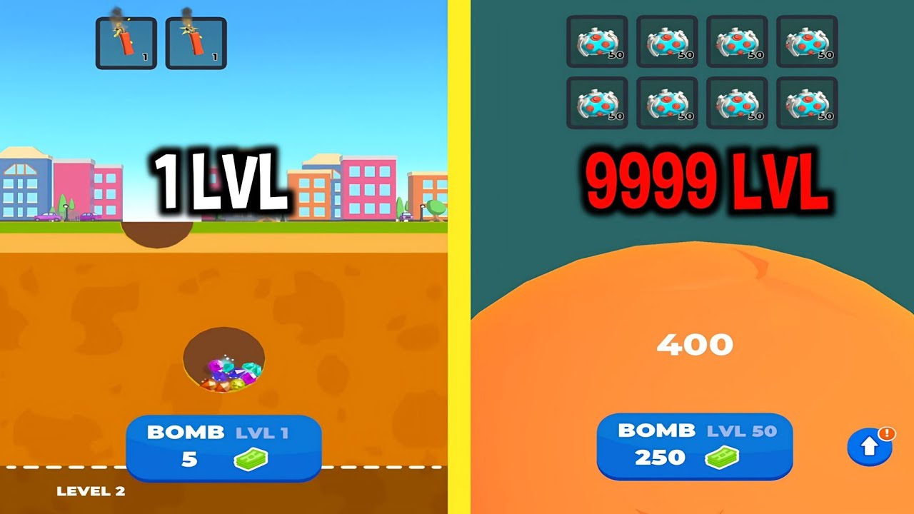 MAX LEVEL in Merge Bomb Game - YouTube