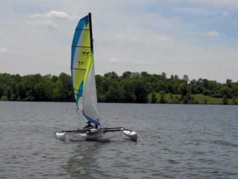 Windrider 17 Action at Marsh Creek! - YouTube