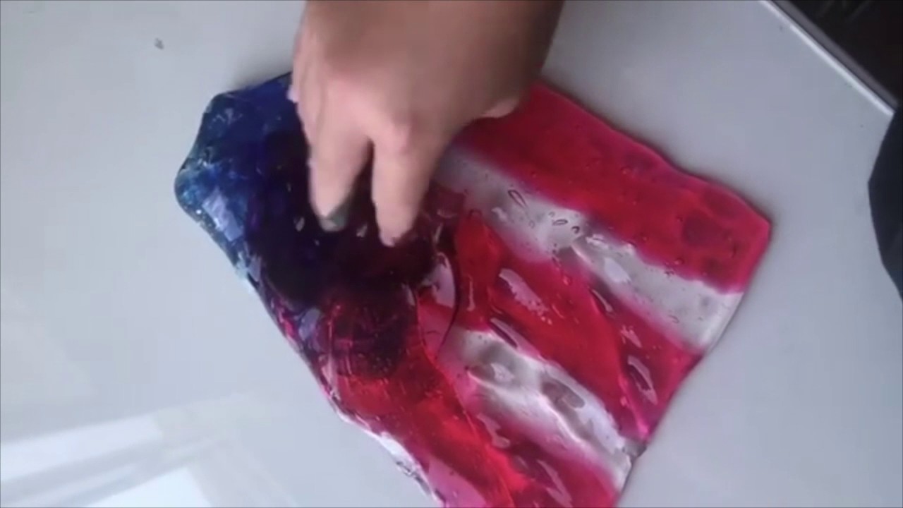 American Flag Slime 🇺🇸🗽 - YouTube