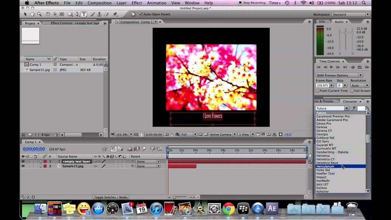 Adobe After Effects For Mac Tutorial (Part 1) - Introduction - YouTube