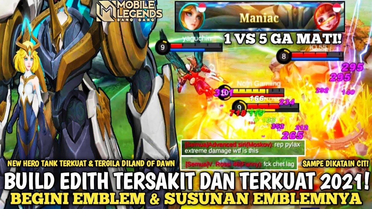 BUILD EDITH TERSAKIT DAN TERKUAT 2021 - ITEM EDITH PALING SAKIT DAN ...