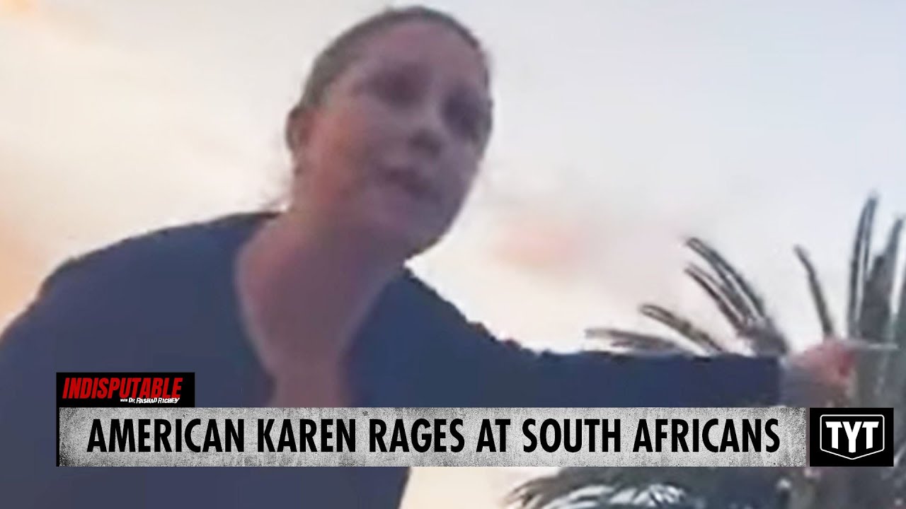 American Karen Rages At South Africans Trying To BBQ - YouTube