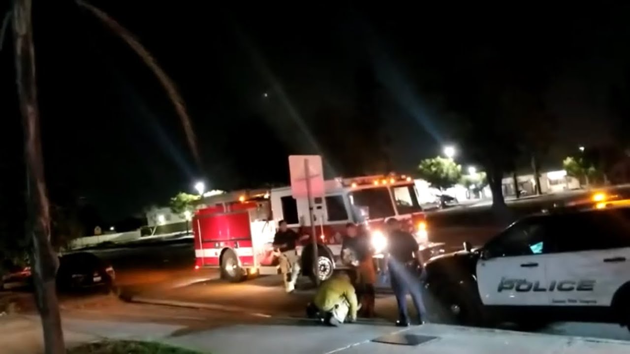 POSSIBLE DUI CRASH ON LOCUST & ARROW IN FONTANA JUNE 18 2020 - YouTube