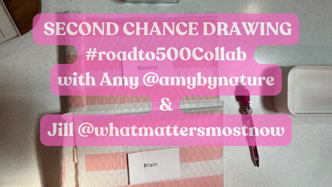 #roadto500collab SECOND CHANCE DRAWING - YouTube
