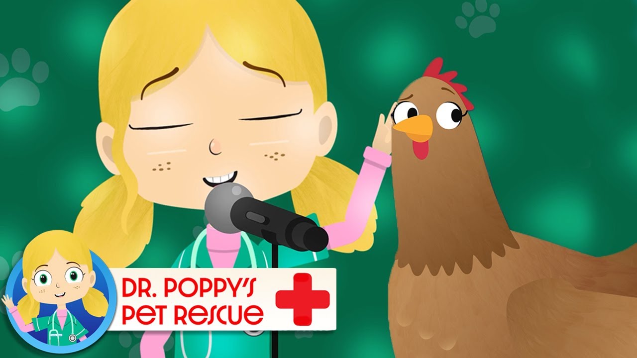 Henrietta Hen 🐔 | Doctor Poppy - Animals For Kids | Cartoon Animals ...