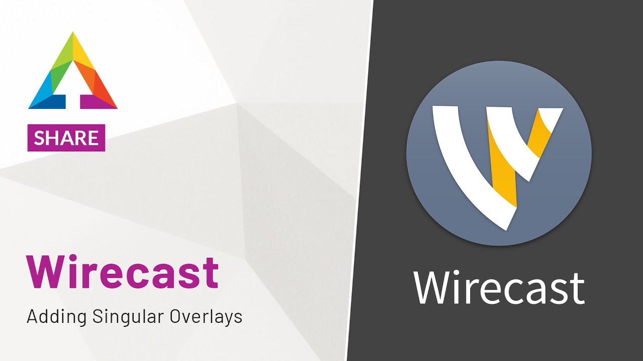 Singular - Sharing Overlays with Wirecast - YouTube