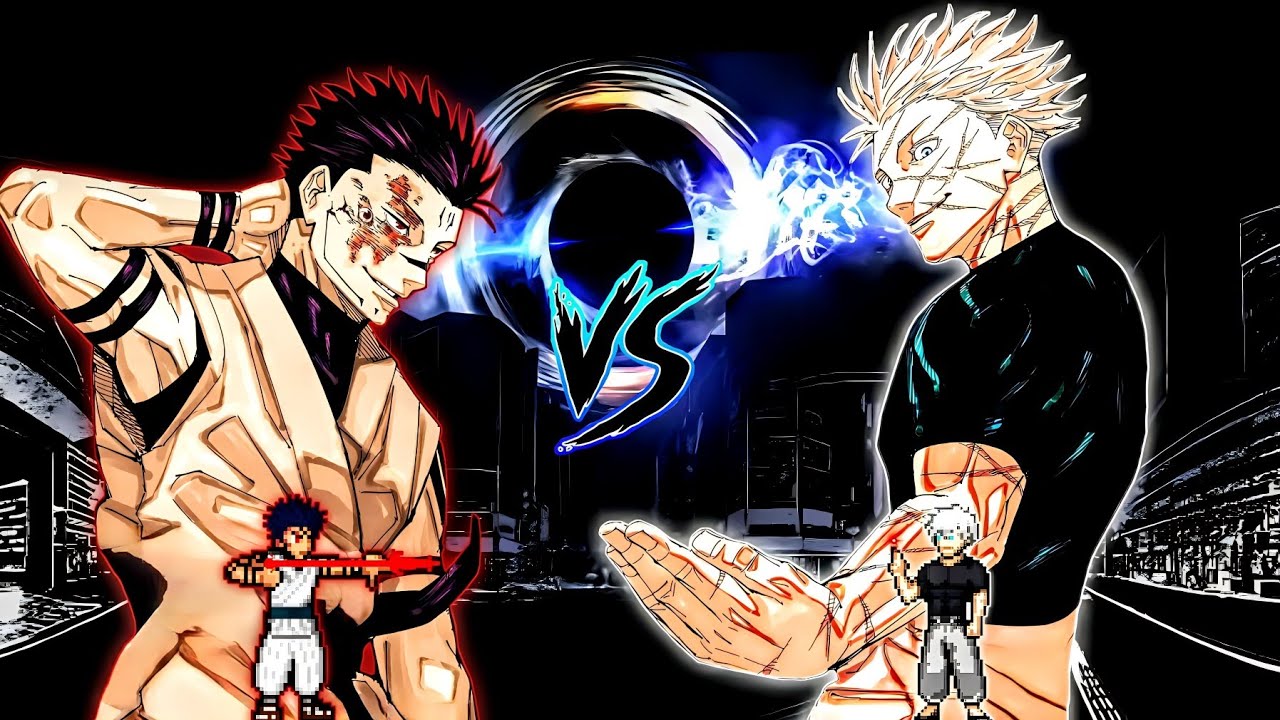 Manga Sukuna V2 Buff (New) VS Manga Gojo in Jump Force Mugen - YouTube