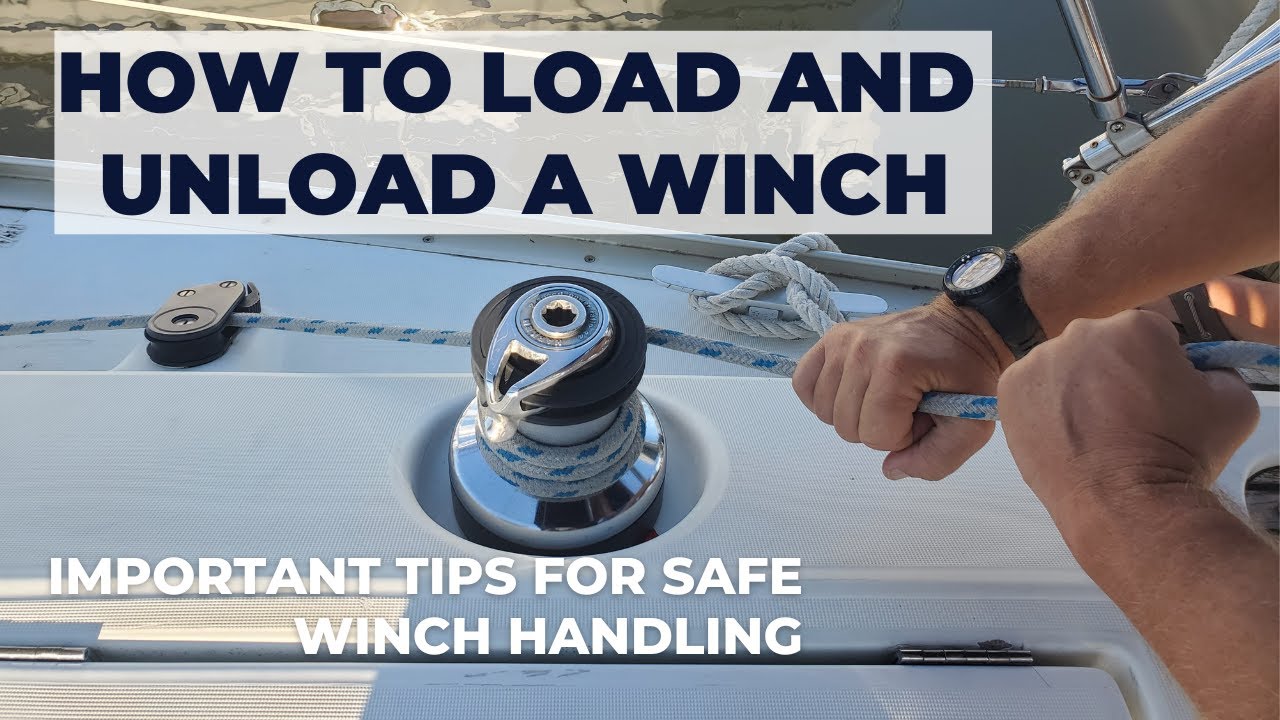 How to load a winch - YouTube