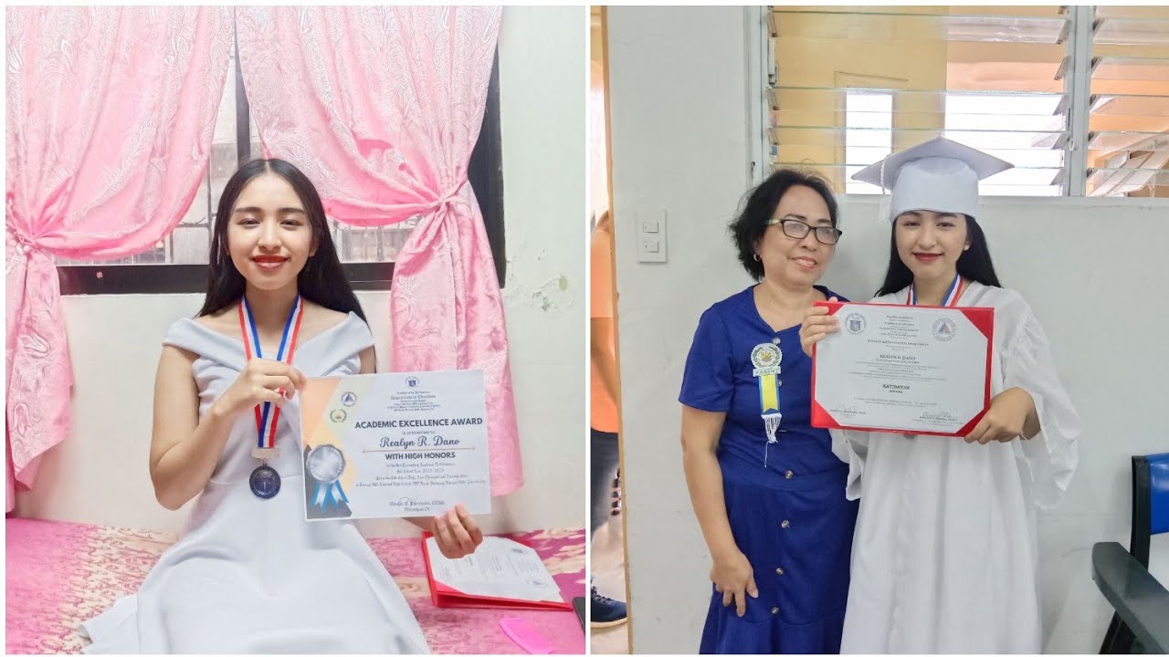 Graduation ng Anak ko ng Senior high sa batasan with high honors - YouTube