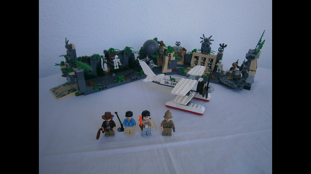 Lego Indiana Jones : Temple Escape, Set 7623 - YouTube