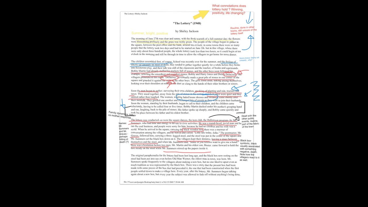 how to annotate a text- a model - YouTube