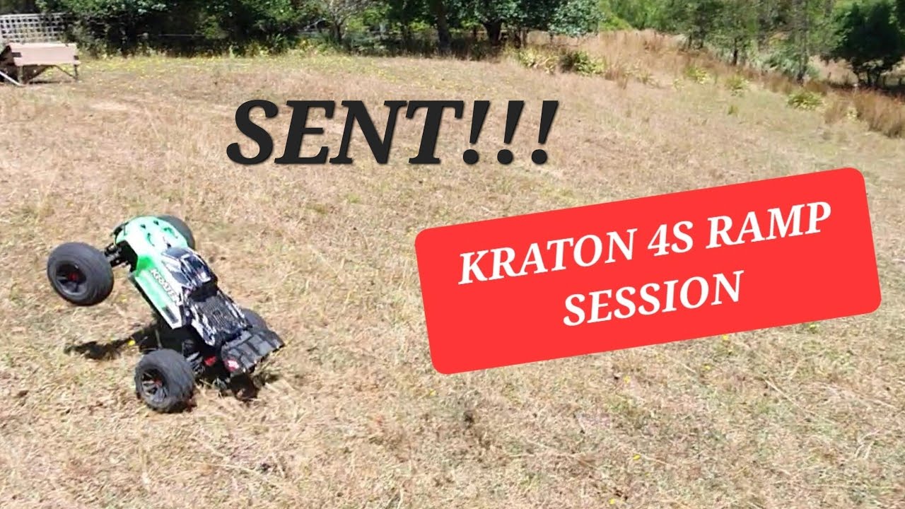 Arrma Kraton 4s RAMP SESSION - YouTube