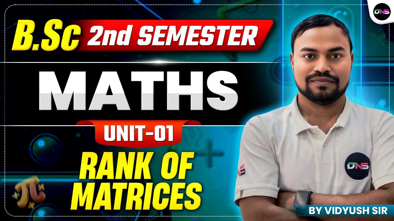 B.Sc 2nd Semester Mathematics | BSc Math 2nd Semester Unit-1 Semeter ...