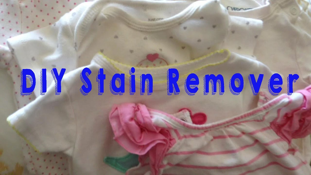 DIY: stain remover - YouTube