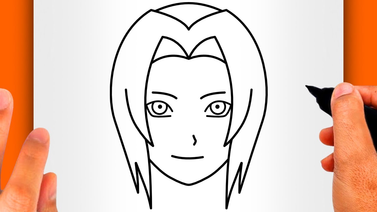 HOW TO DRAW TSUNADE (EASY TSUNADE DRAWING) - YouTube