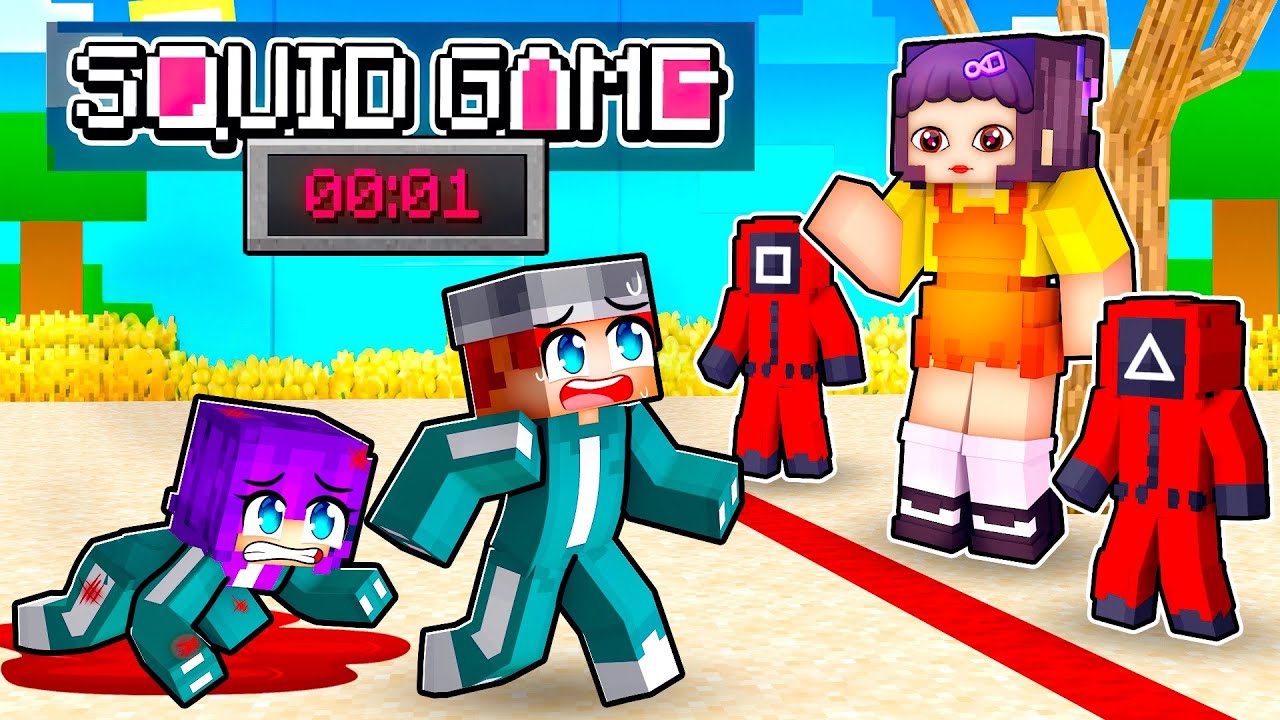 Playing SQUID GAME In Minecraft! - YouTube