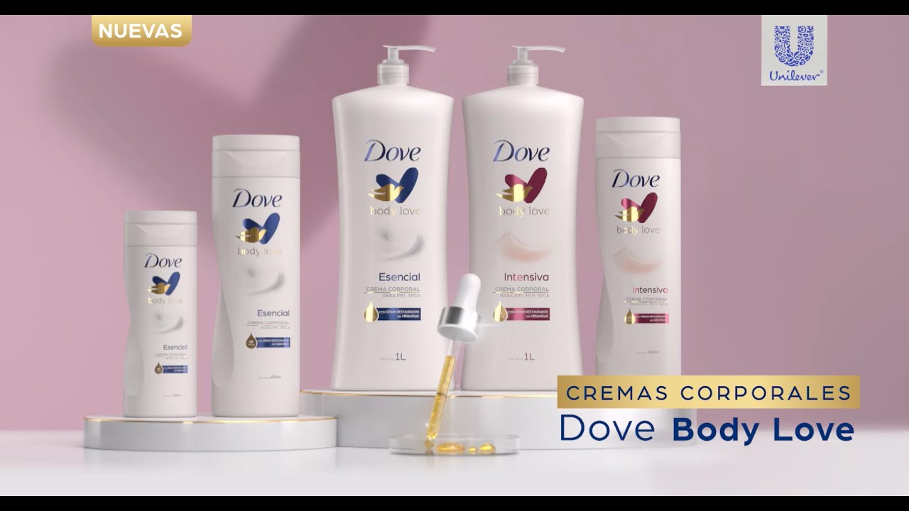 Nuevas Cremas Corporales Dove Body Love - YouTube