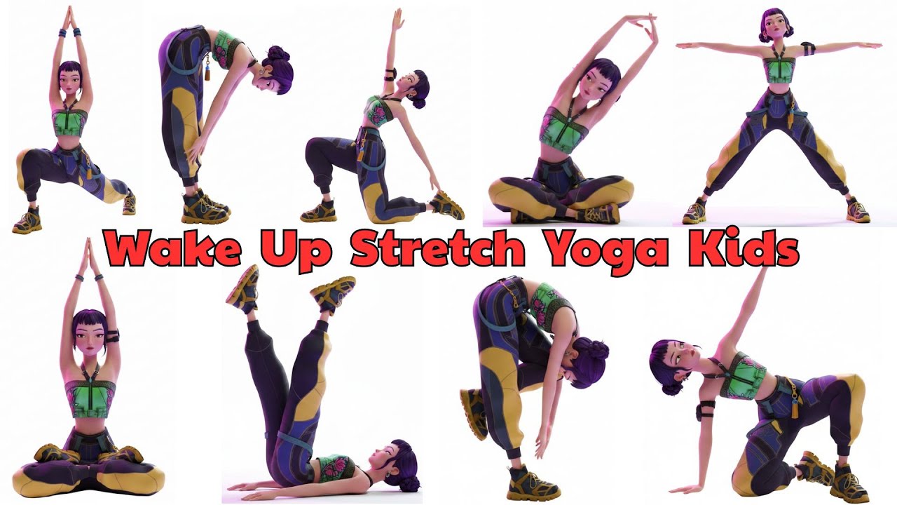 Wake Up Stretch Yoga Kids: Fun Morning Routine for Healthy Growth - YouTube