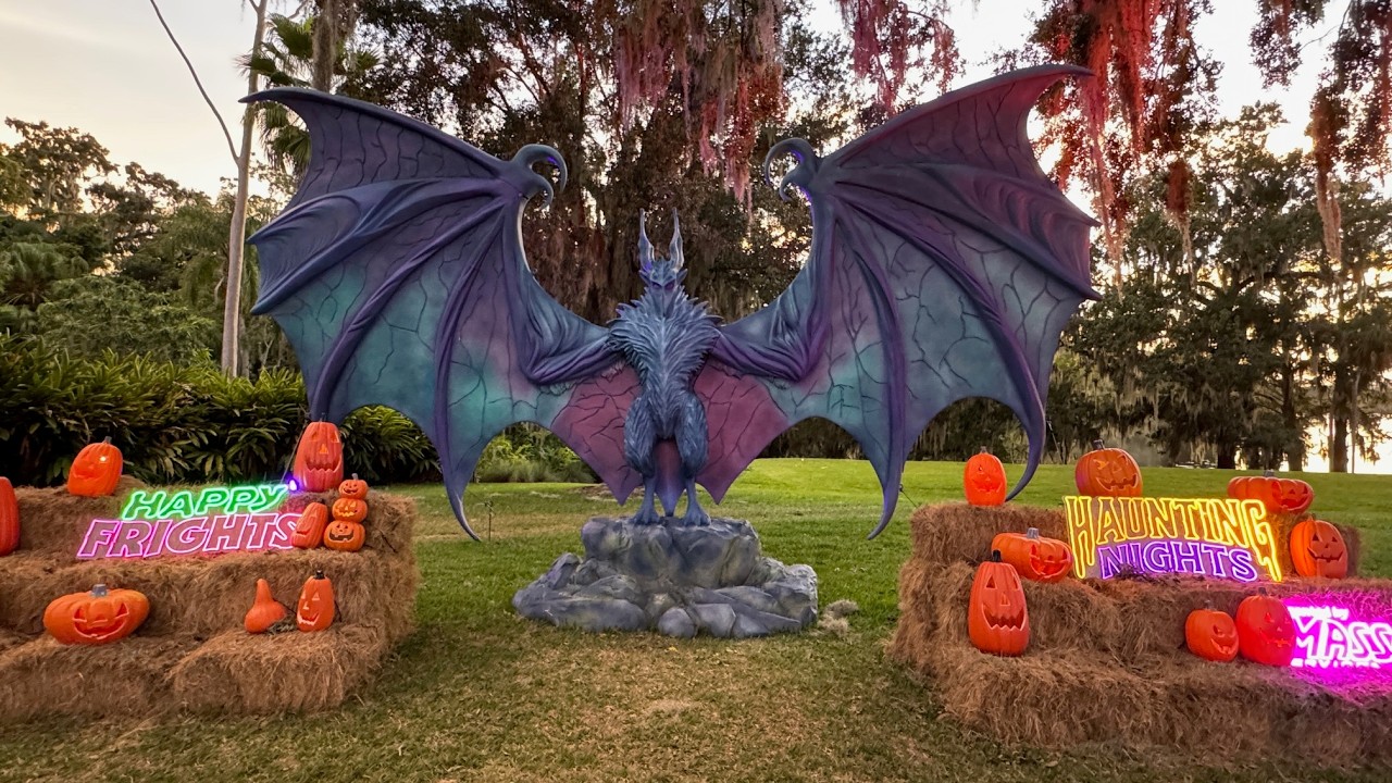 Happy Frights Haunting Nights 2024 Harry P Leu Gardens - YouTube