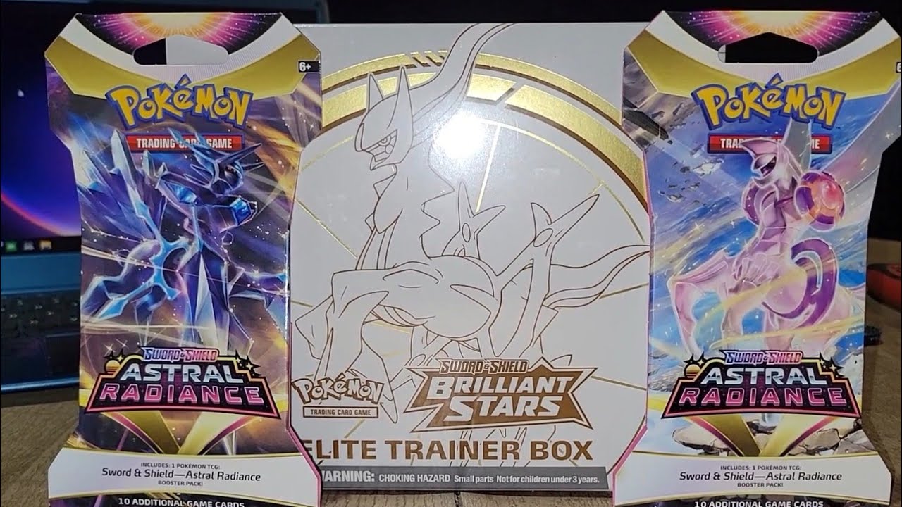 Pokemon Card Opening Brilliant Stars Etb Arceus With Astral Radiance ...