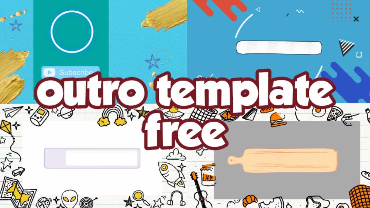 5 CUTE OUTRO TEMPLATES NO TEXT FREE DOWNLOAD | NO COPYRIGHT - YouTube
