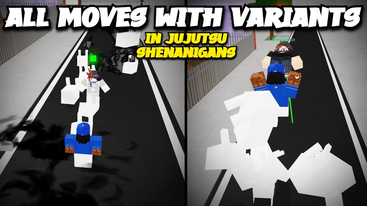 All the Moves with Special Variants in Jujutsu Shenanigans | Roblox ...